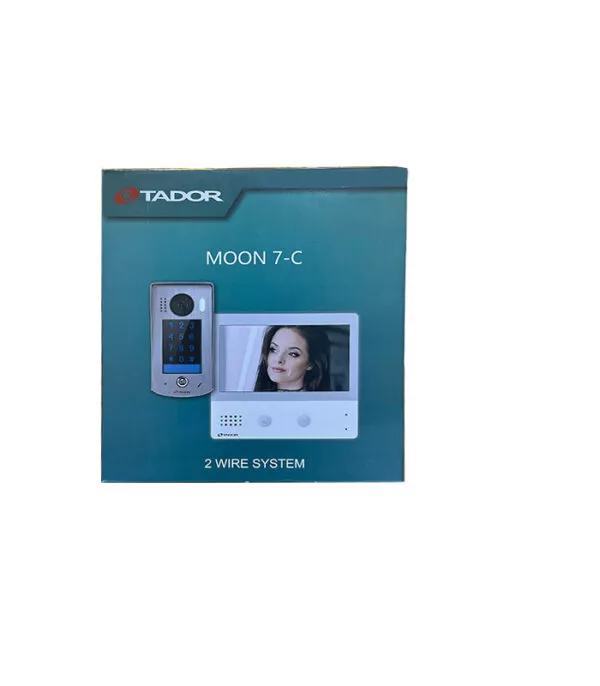 סט אינטרקום טלוויזיה אפליקציה מערכת 2 גידים הסט מכיל פנל TAD-601 מסך אפליקציה WIX-4 אביזרים ...