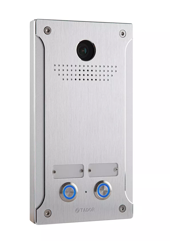 TOPAZ-2P אינטרקום 2 גידים המשלב מצלמה ושני לחצני קריאה TADOR - Com4Tech
